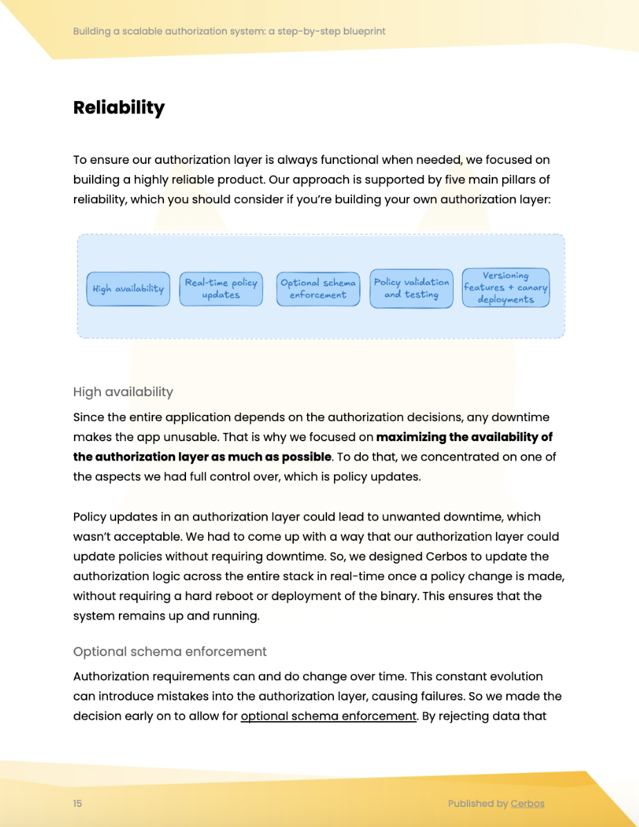 Building a scalable authorization system